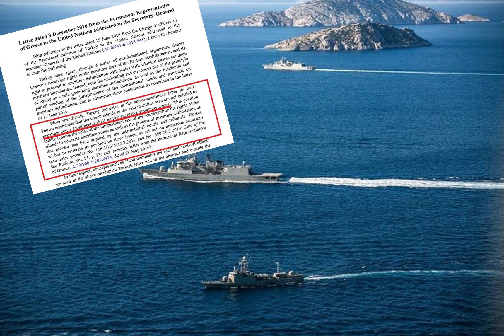 Οι θαλάσσιες ζώνες είναι όρος που χρησιμοποιεί η Τουρκία στις ...