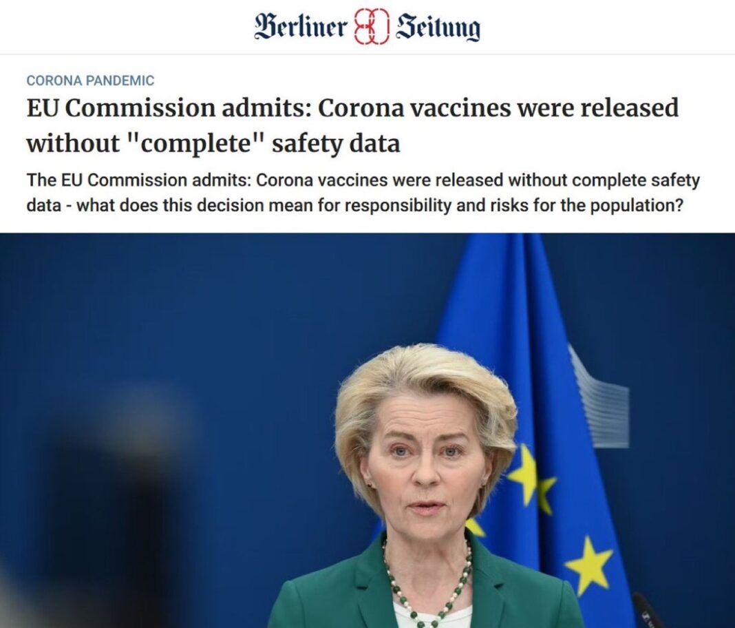 Αρχίζει και τα μασάει η Ούρσουλα για τα εμβόλια…